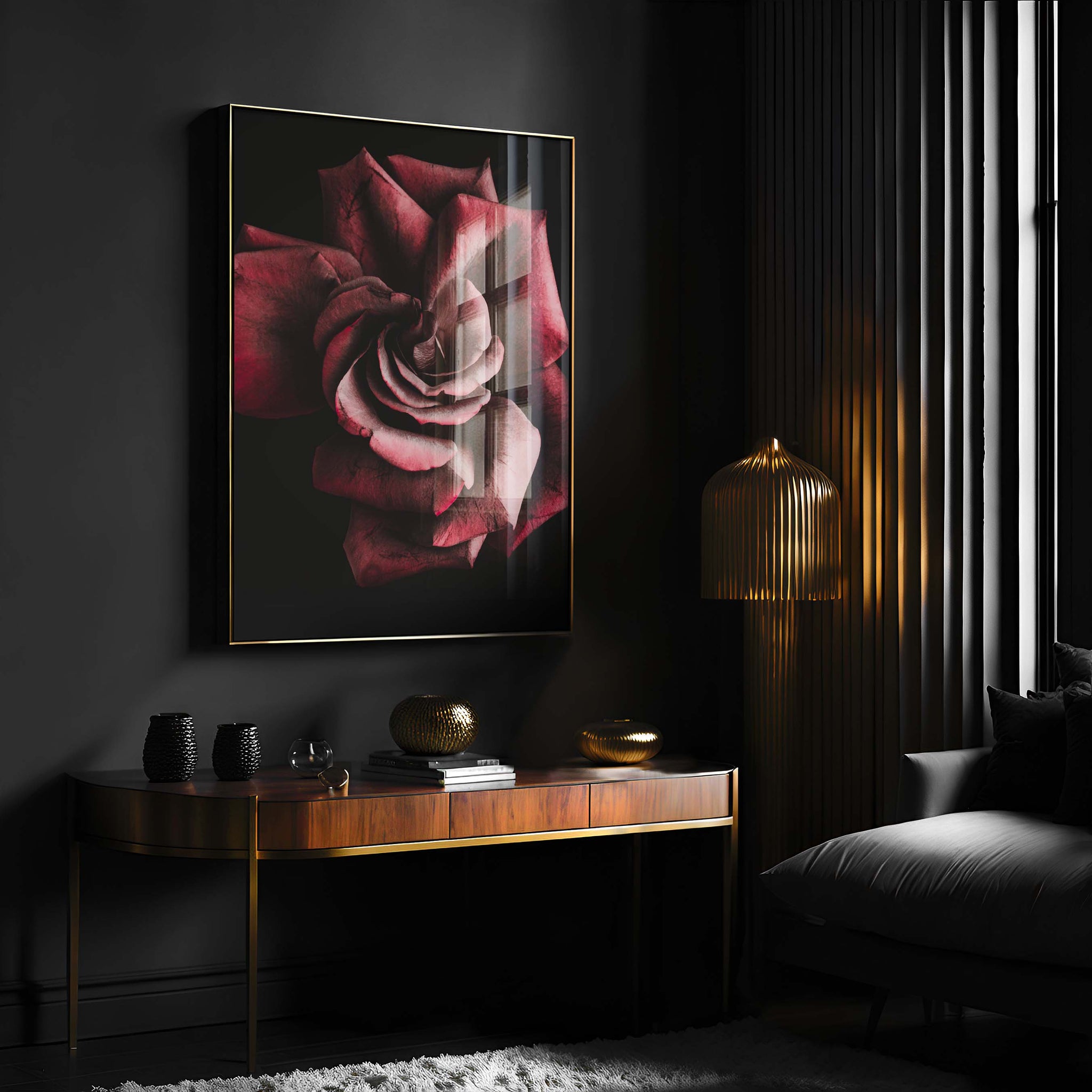 Gothic Rose Occult Esoteric Wall Art Print – Old Town Magick