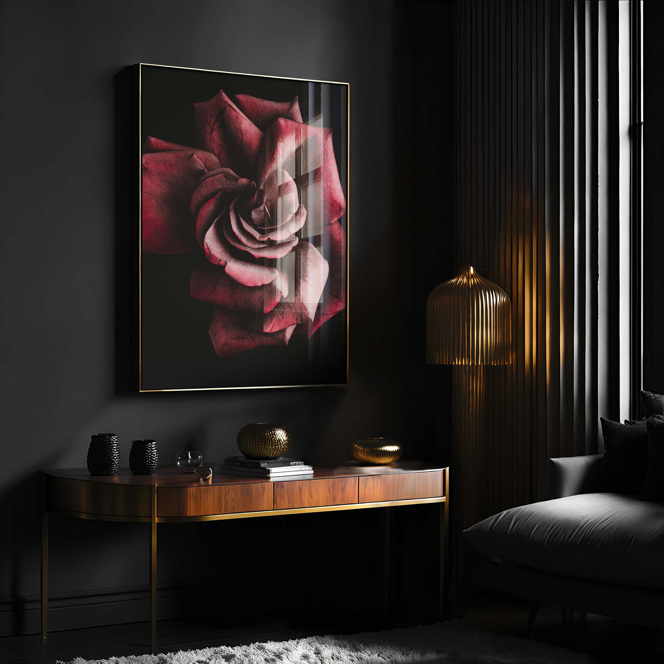 Gothic Rose Occult Esoteric Wall Art Print – Old Town Magick