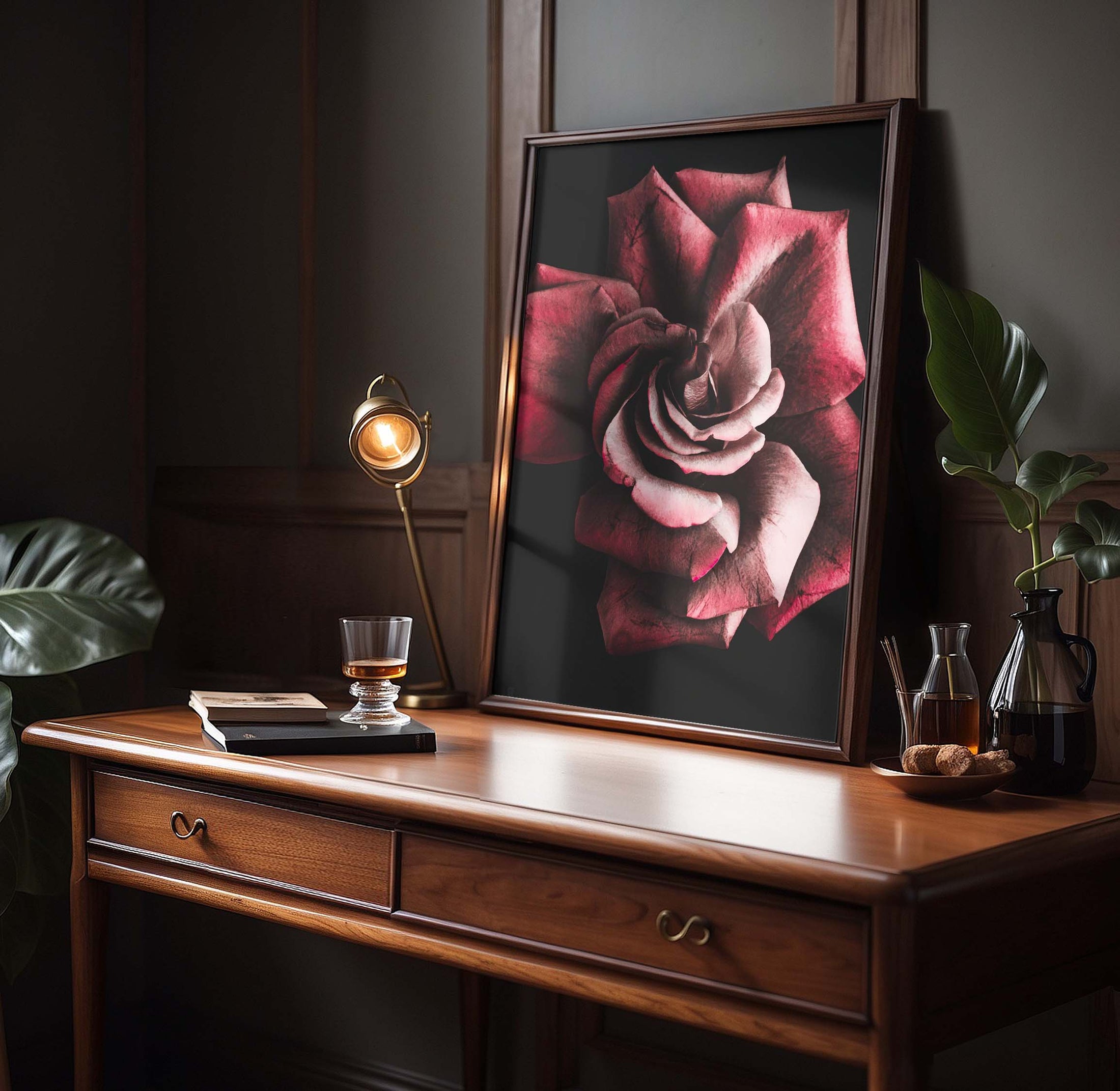 Gothic Rose Occult Esoteric Wall Art Print – Old Town Magick